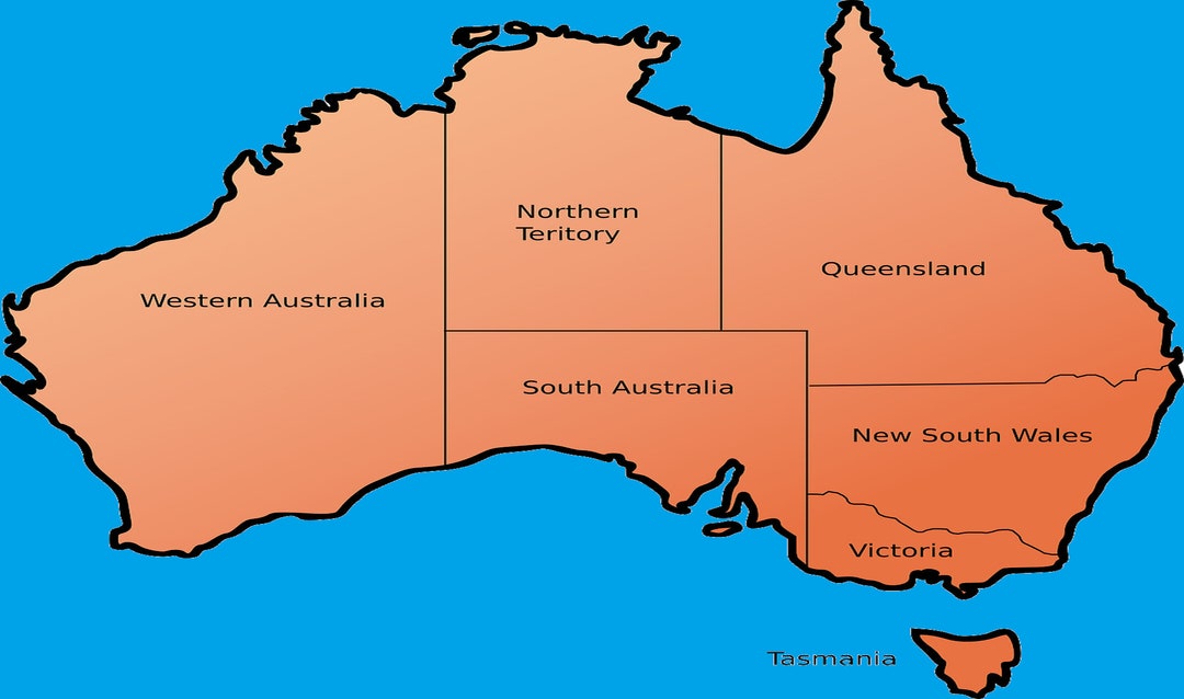 Classroom Poster Maps Map of Australia 27 Inches Wide by 40 Inches High ...