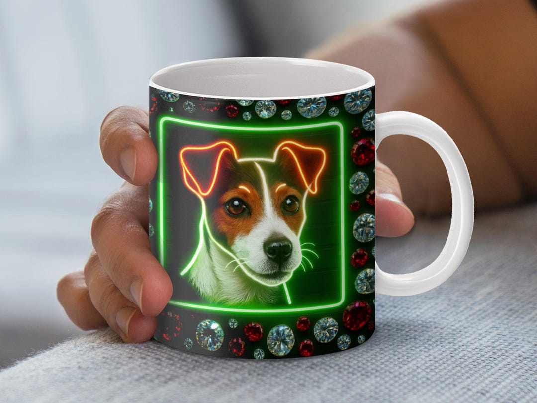 Jack Russell Mug Design, Digital Download, 11oz 15oz Sublimation, Dog ...