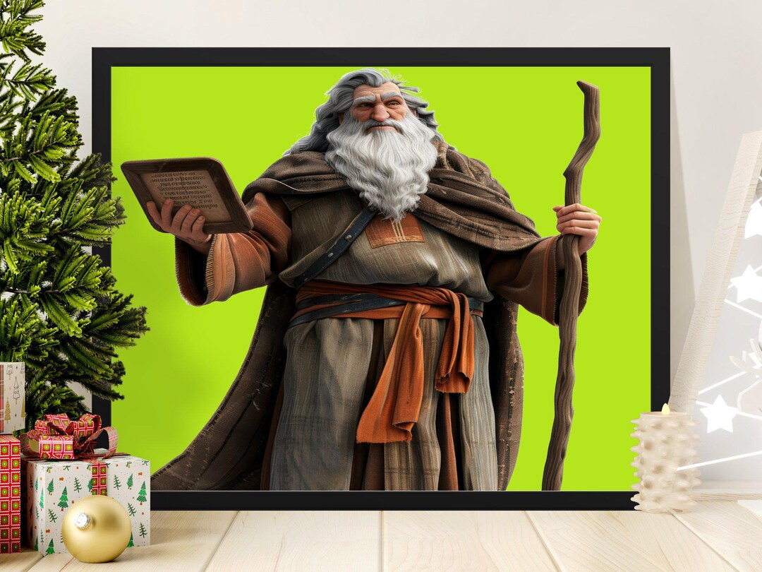 Life of Moses Digital Download Wall Art, Bible Story Printable ...
