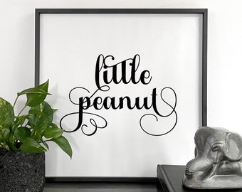 Little Peanut Art, 4x6 Art Print, 8x10 Watercolor Print, A4 Minimalist ...