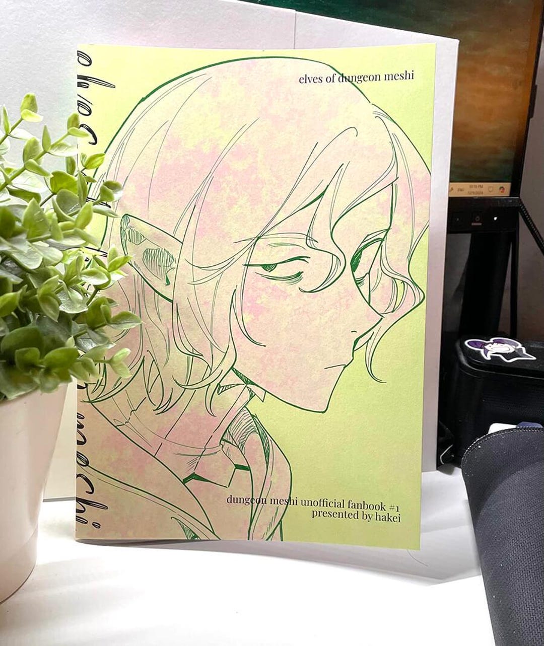 Elves of Dungeon Meshi Art Book Sketch Zine - Etsy