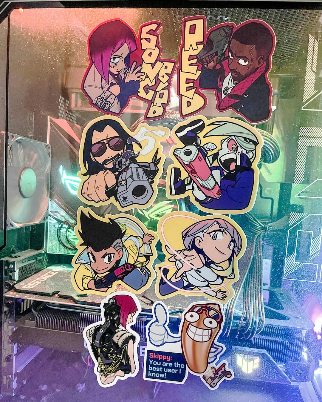Cyberpunk 3" Vinyl Stickers - Etsy