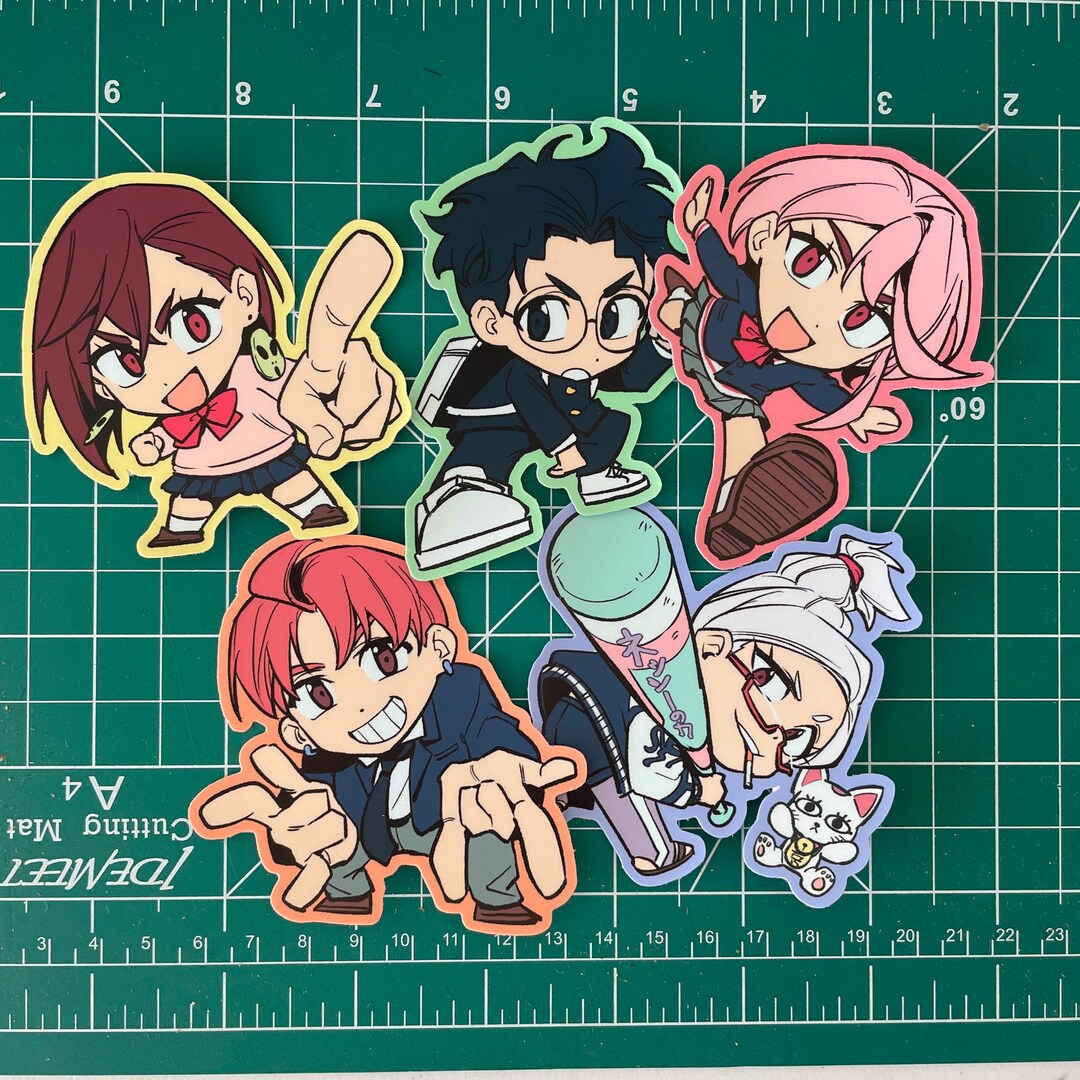 Dandadan 3" Vinyl Stickers - Etsy