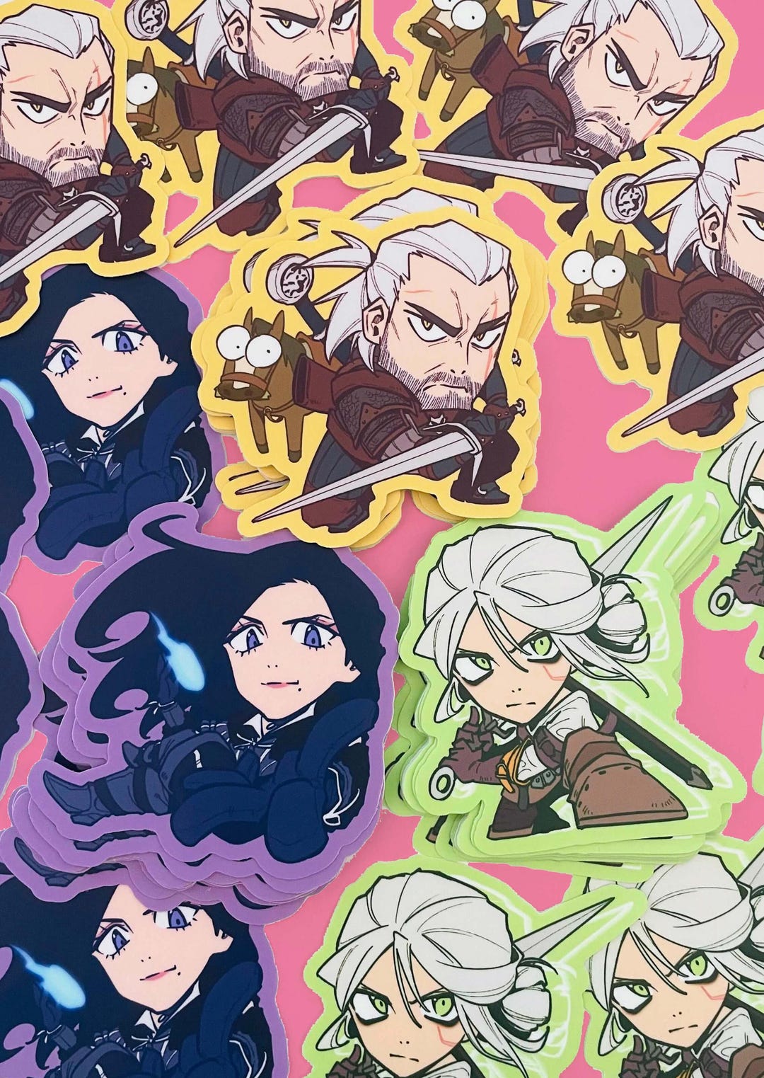 The Witcher 3" Vinyl Stickers - Etsy