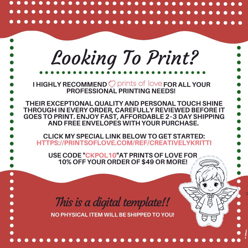 Nativity Printable | Christian Christmas Craft Activity (canva Template ...