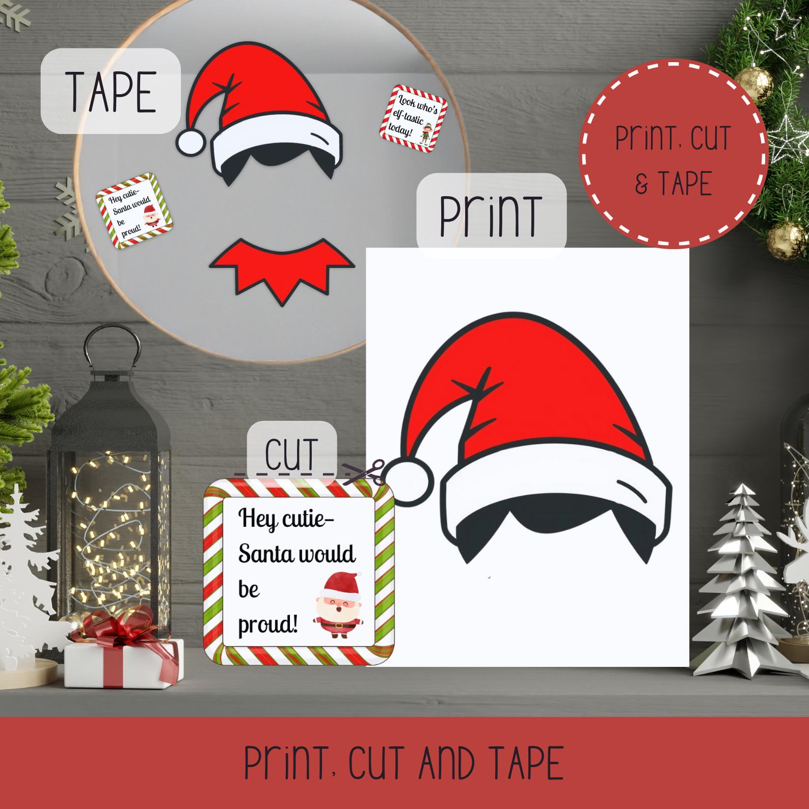 Elf Yourself Mirror Activity | Funny Kids Dress-up Props & Signs ...