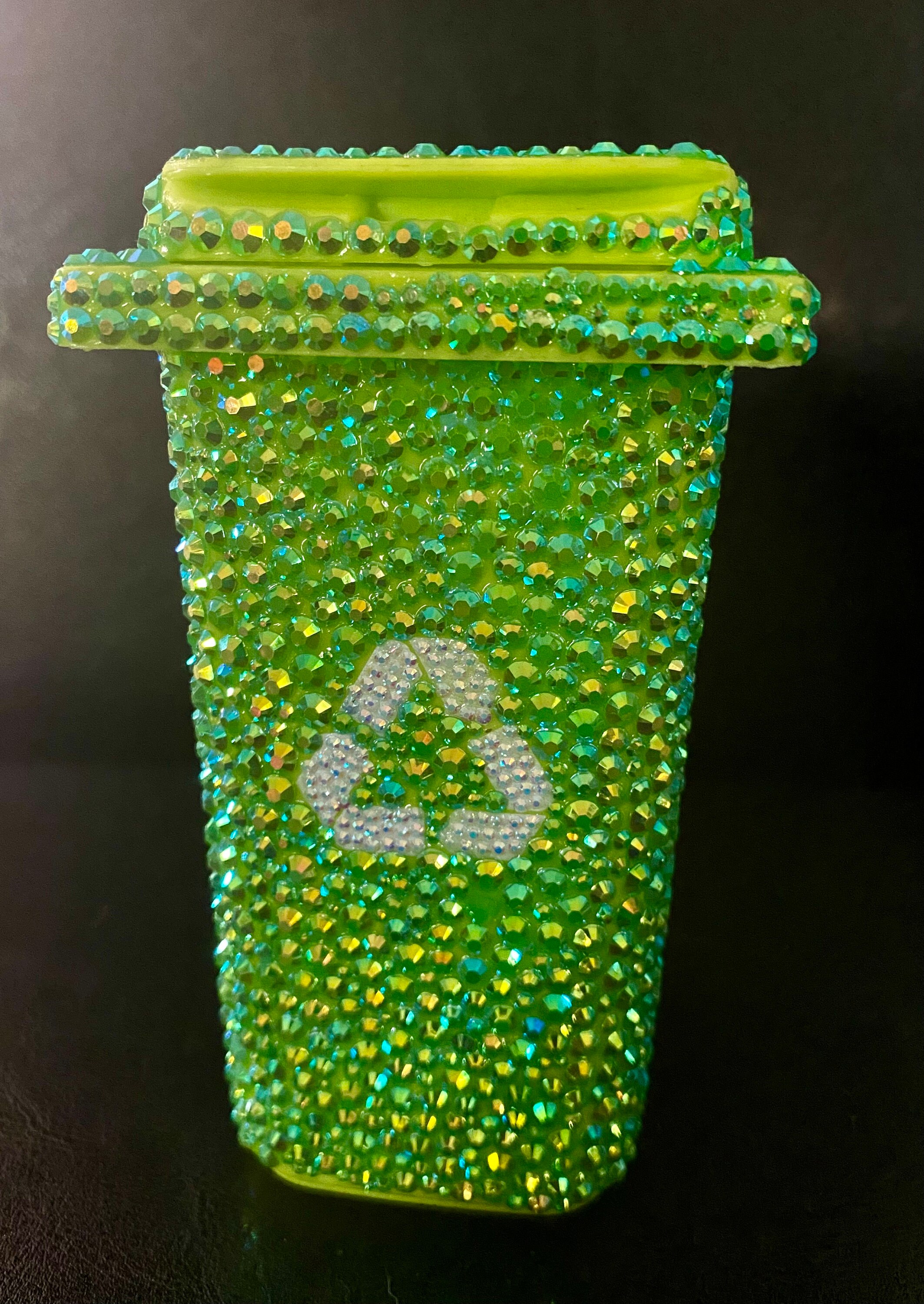 Bling Mini Recycling Bin - Etsy