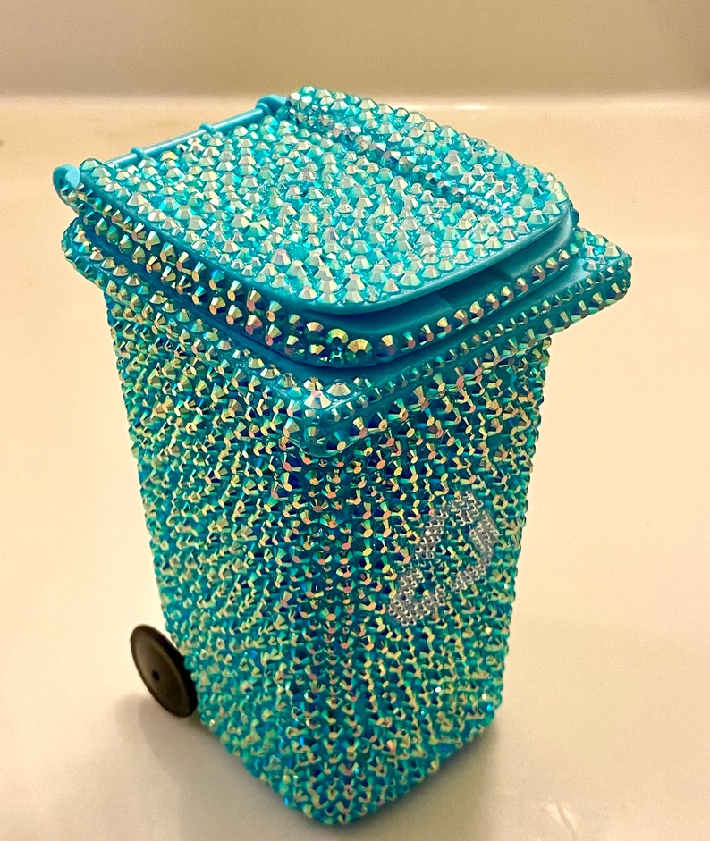 Bling Mini Recycling Bin - Etsy