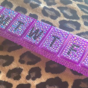 Blinged Pill Organizer - Etsy