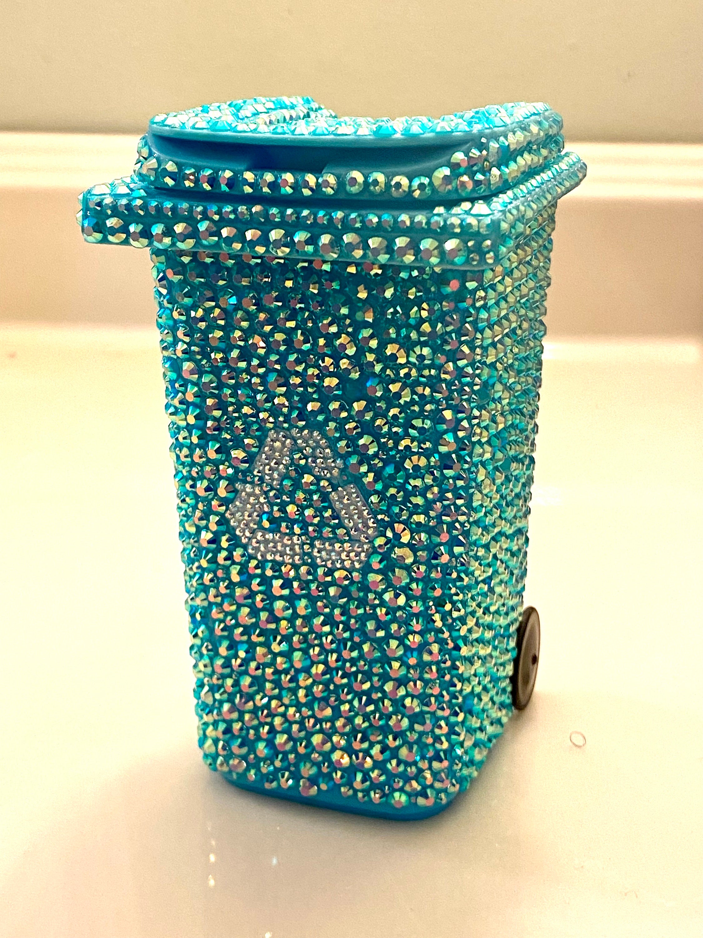 Bling Mini Recycling Bin - Etsy