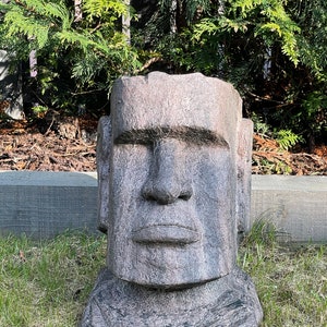 Easter Island Garden Statue - Etsy