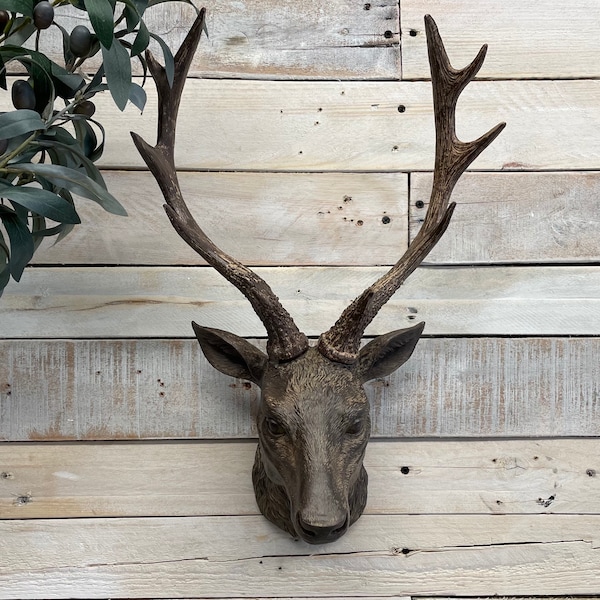 Faux Deer Head - Etsy