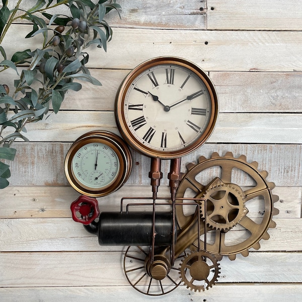 Steampunk Clock - Etsy