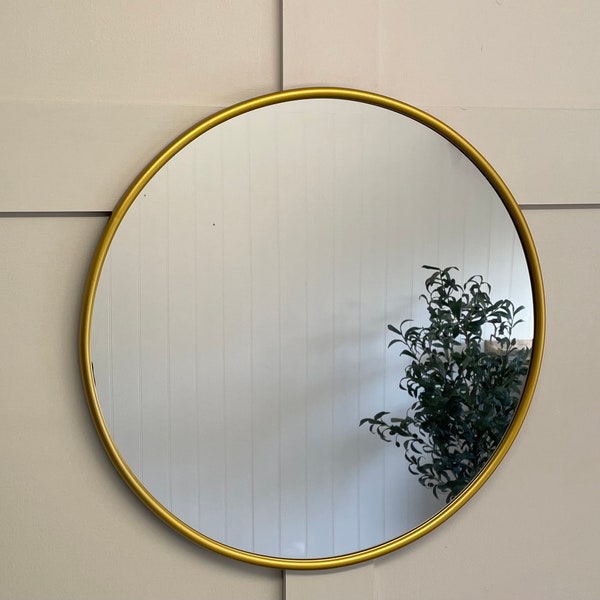Large Gold Wall Mirror - Etsy