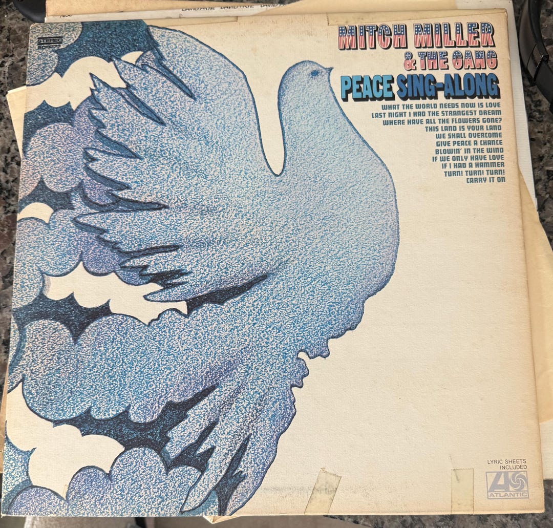 Mitch Miller & the Gang / Peace Sing-along [1970 Atlantic Records US SD ...