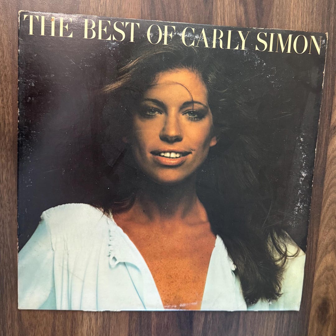Vintage Vinyl Record - Carly Simon / the Best of Carly Simon Volume One ...
