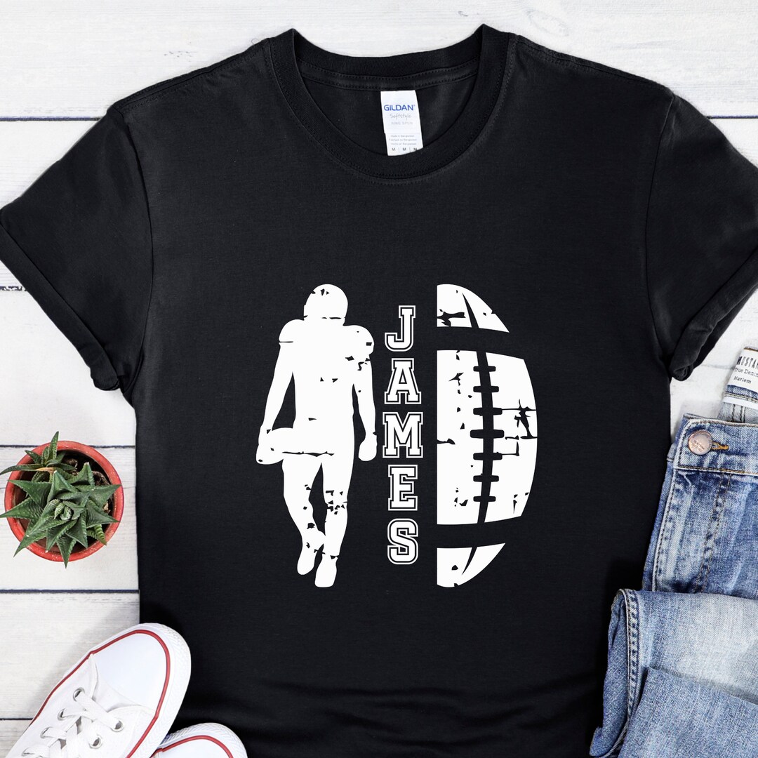 Custom Football Tshirt, Custom Football Distressed Shirt, Custom ...
