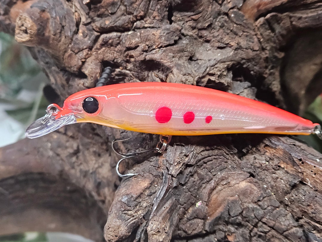 4" Minnow Jerkbait With Holographic Sides Custom Summer Shad. - Etsy