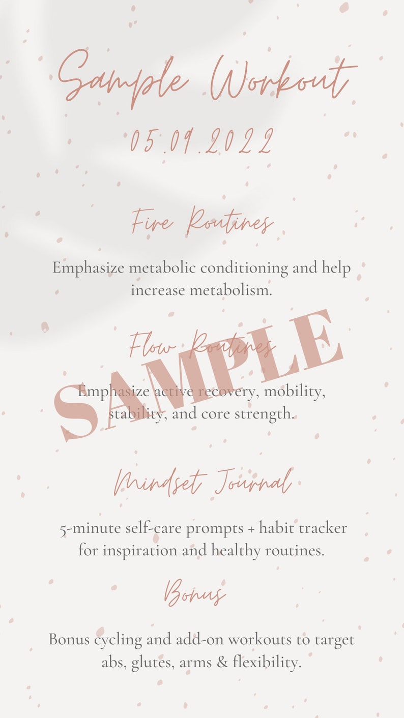 Beachbody Fire & Flow IG Promo WITH TRAILER - Etsy