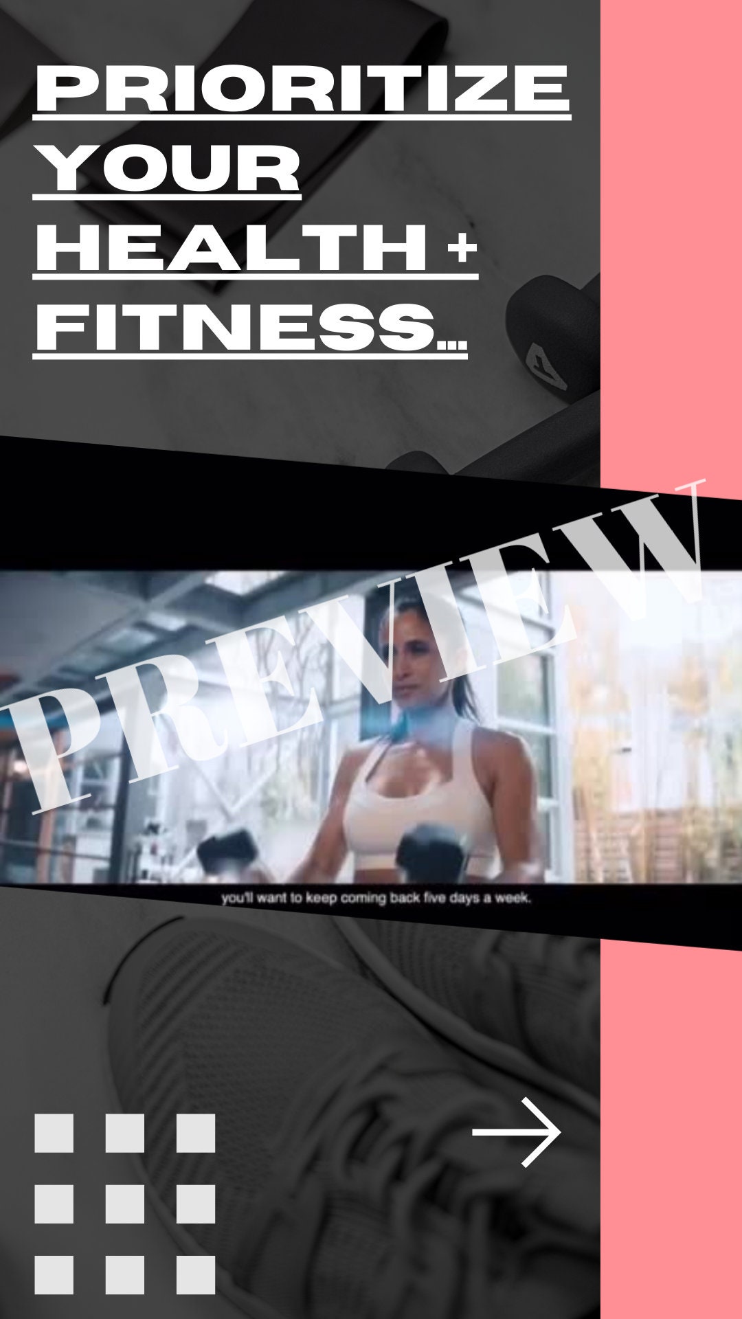 Beachbody Job 1 Trailer for IG Stories - Etsy