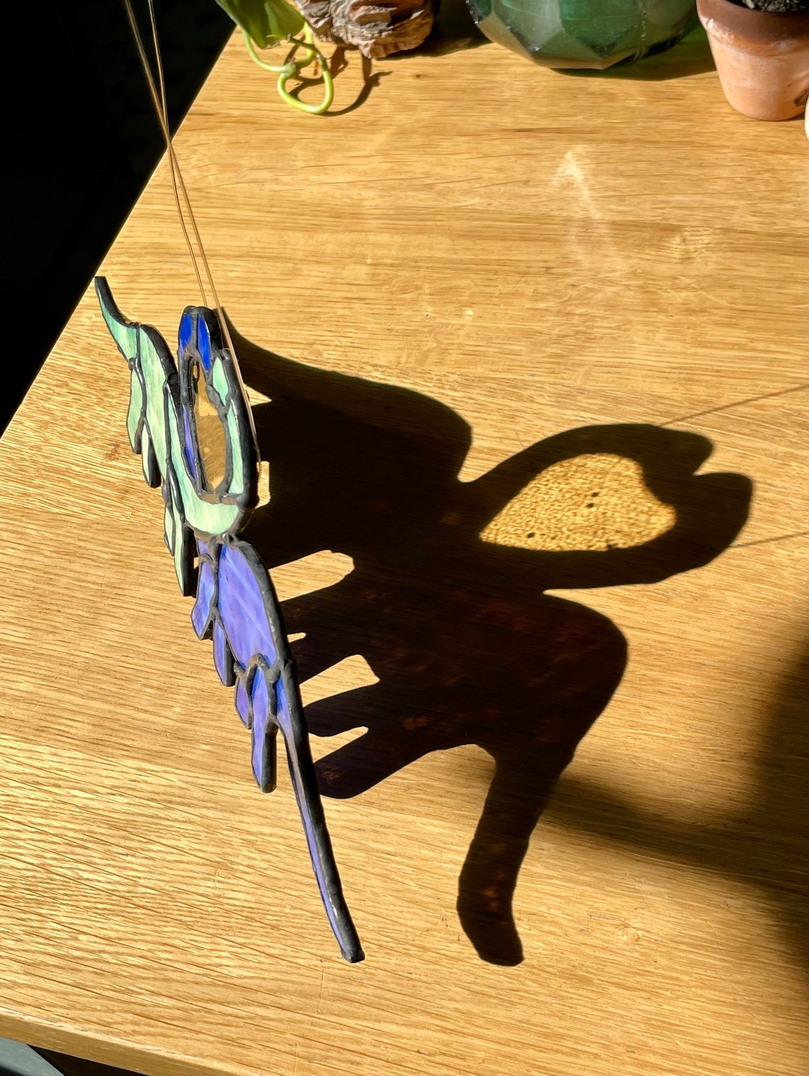 Handmade Stained Glass Dinosaur Brontosaurus T-rex - Etsy