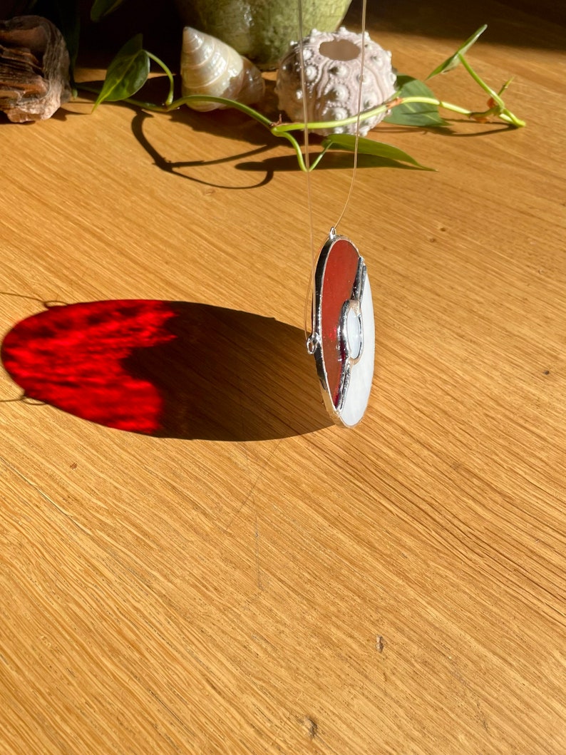 Stained Glass Pokémon Ball Ornament or Sun Catcher - Pikachu Christmas ...