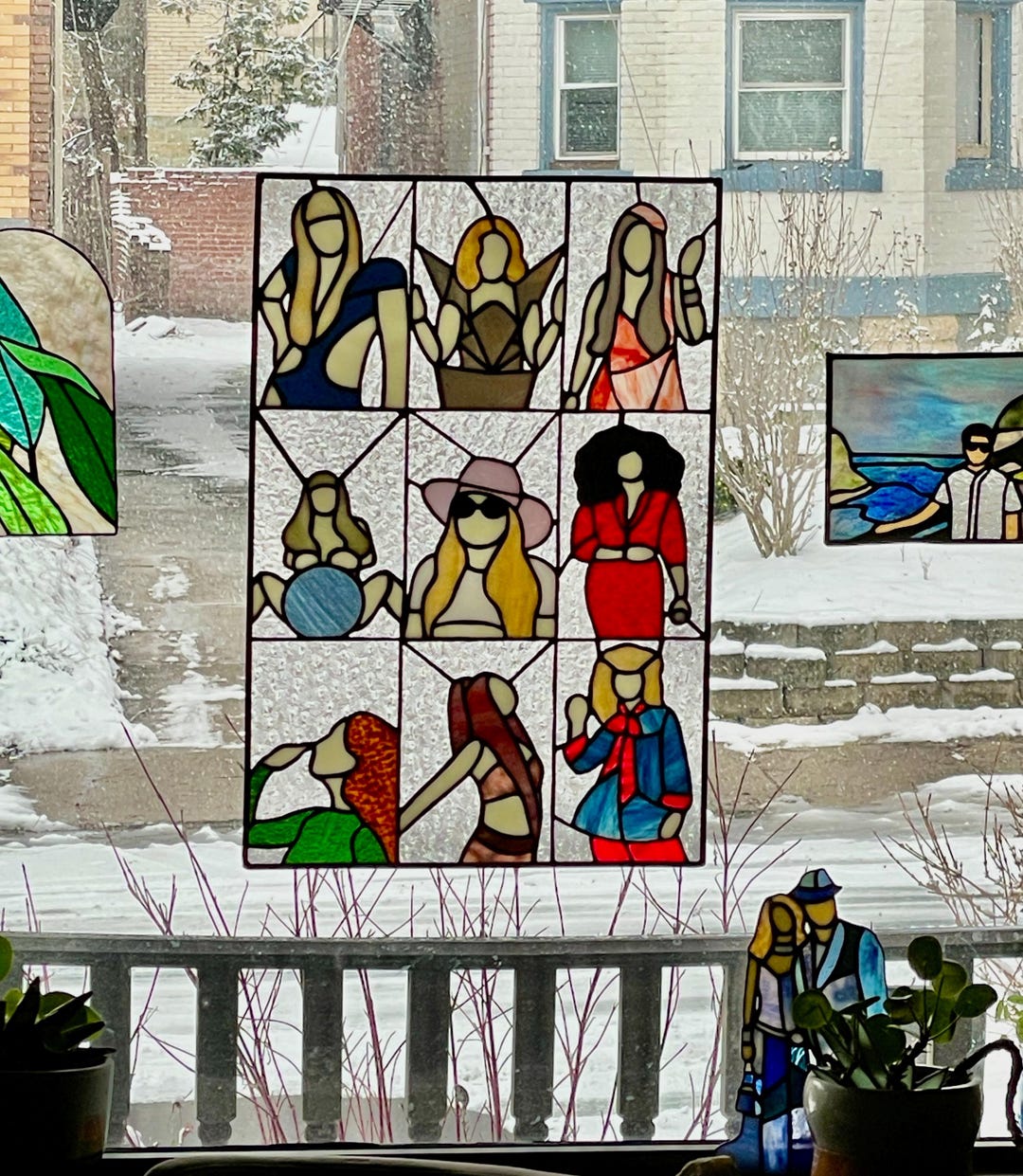 Handmade Lady Gaga Stained Glass Panel: Iconic Eras Art - Etsy