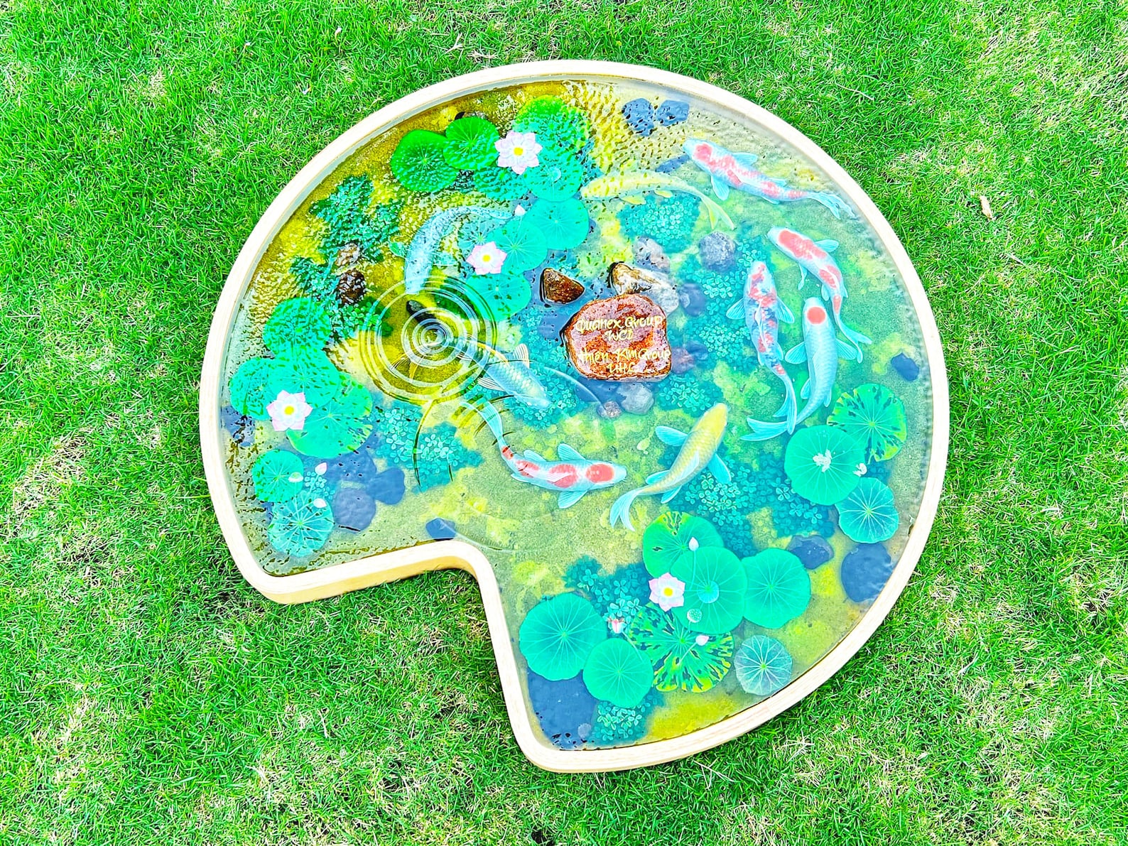 Koi Fish Resin Epoxy Coffee Table Rectangle Resin Epoxy - Etsy