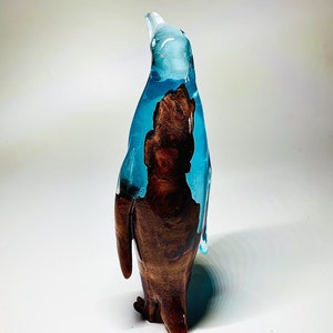 Penguiiin Resin Sculpture ,resin Art, Epoxy Sculpture Penguiiin ...