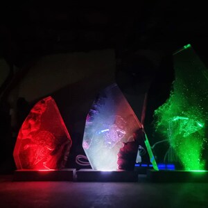 Resin Lamp, Epoxy Lamp, Resin and Wood Galaxy Lamp, Night Lights ...