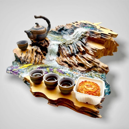 Koi Fish Resin Epoxy Coffee Table Rectangle Resin Epoxy - Etsy