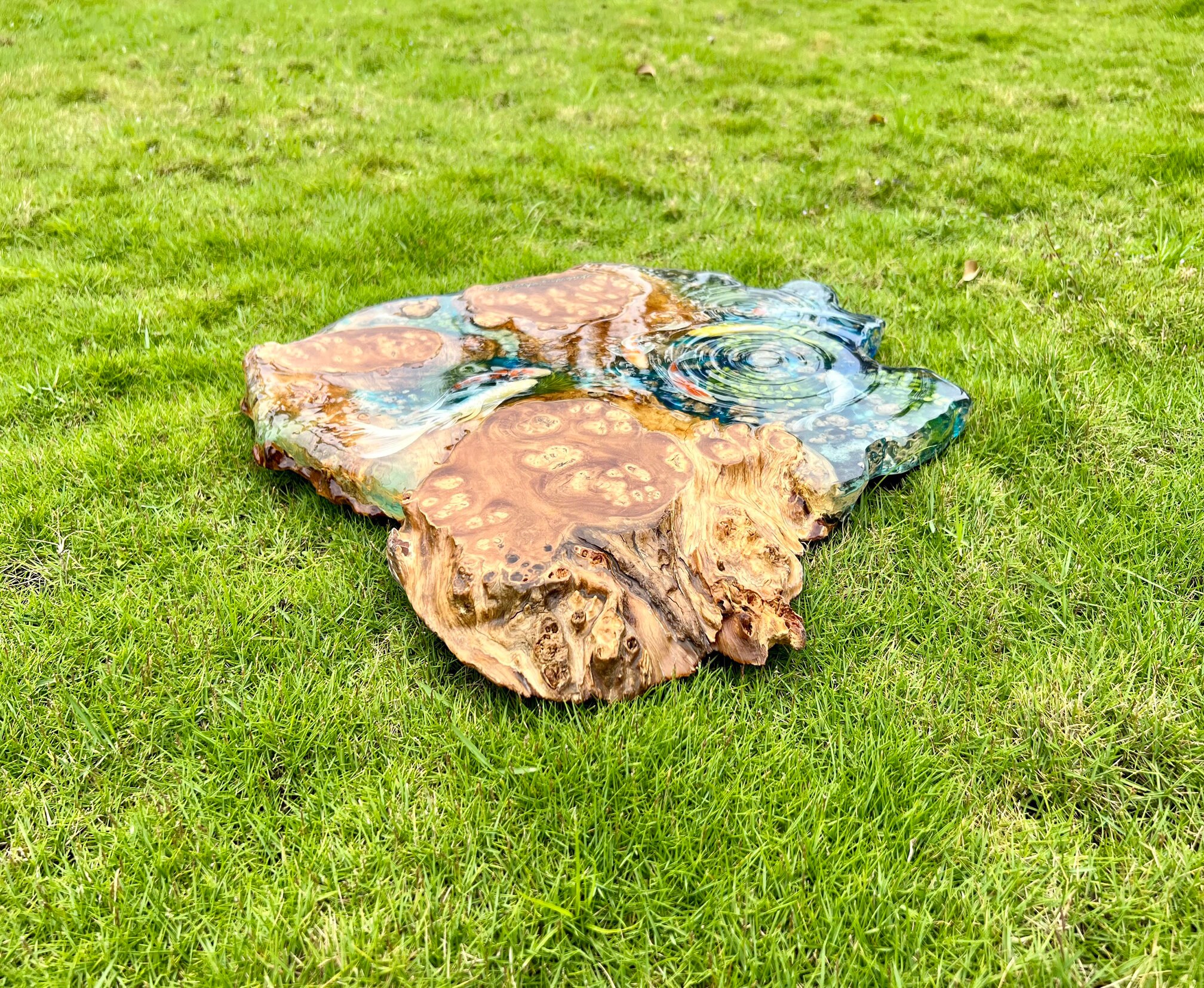 Koi Fish Resin Epoxy Coffee Table Rectangle Resin Epoxy - Etsy