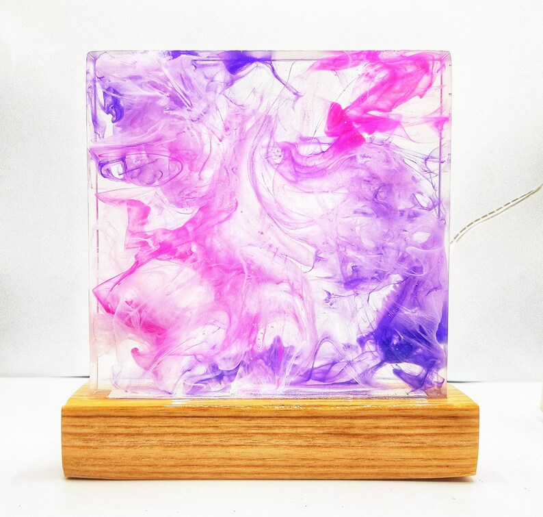 Epoxy Lamp Resin Lamp Handmade Epoxy Lamp Artisian Lamp - Etsy