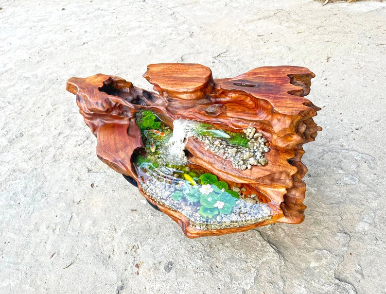 Koi Fish Resin Coffee Table Handmade Resin Table Resin - Etsy