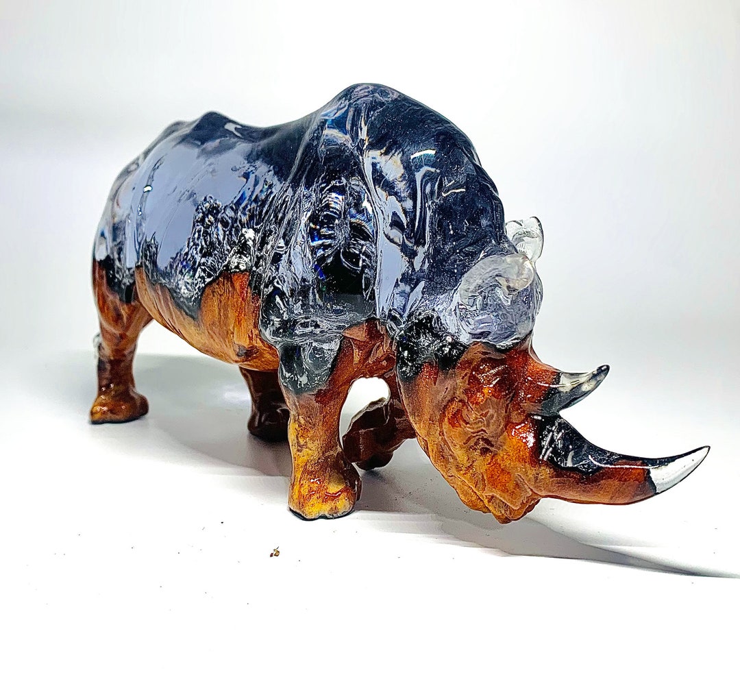 Resin Sculpture Rhinooo,resin Art, Epoxy Sculpture Rhinooo, Sculpture ...