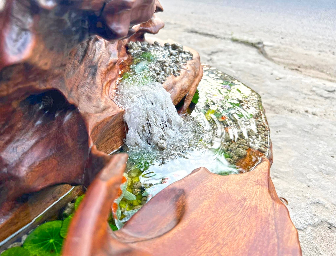 Koi Fish Resin Coffee Table Handmade Resin Table Resin - Etsy