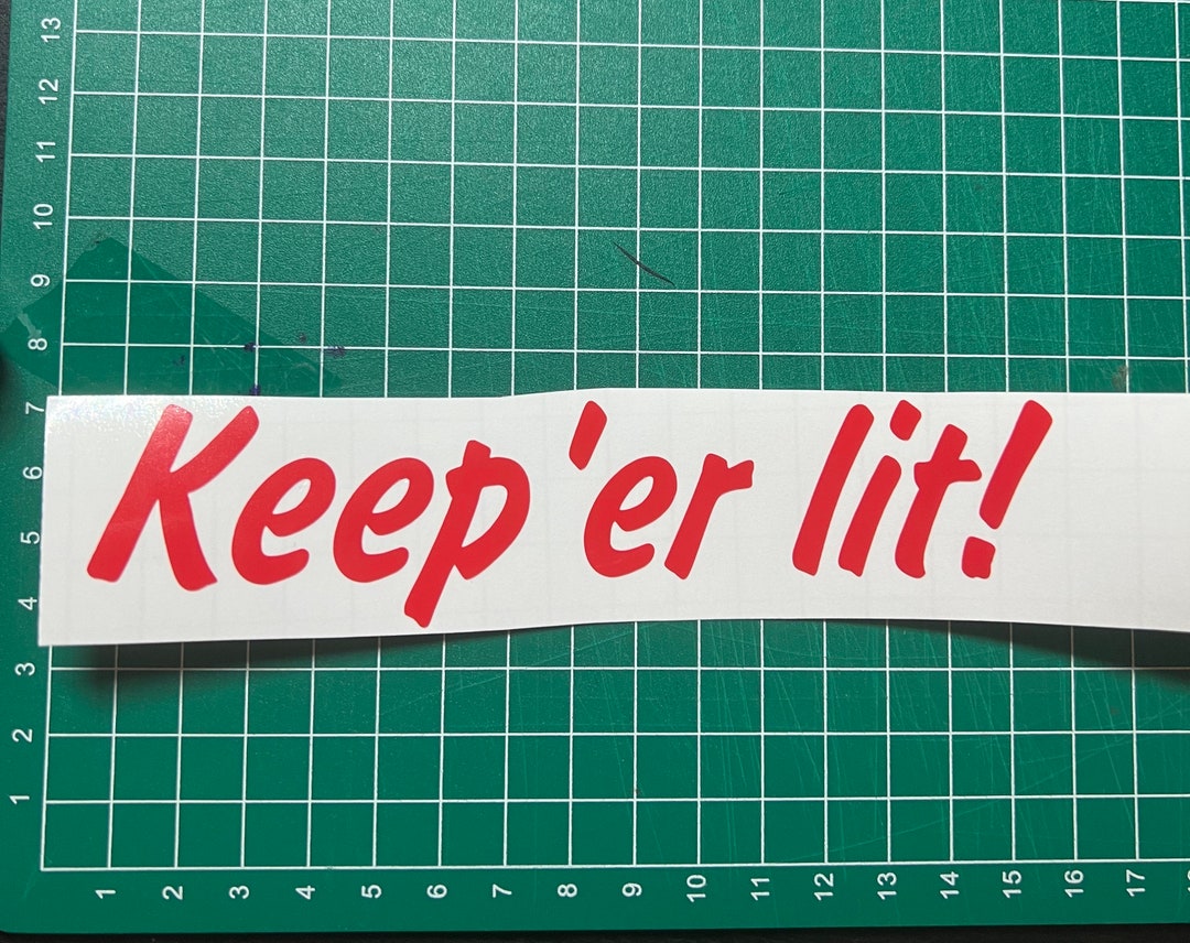 Keeper Lit Decal - Etsy