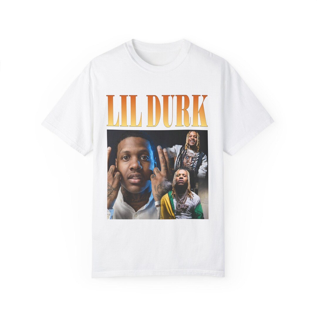 Lil Durk Graphic T-shirt, Streetwear - Etsy