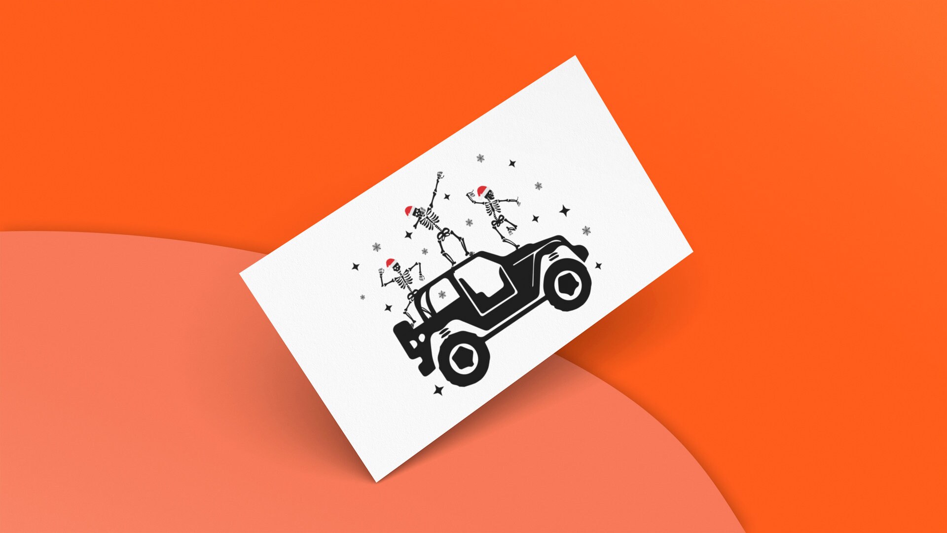 Skeleton Dancing Offroad Svg, 4x4 Funny Christmas Skeleton Svg Files ...
