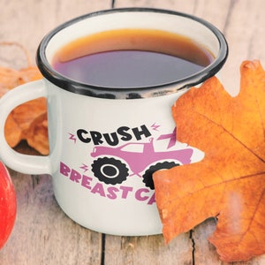 Crush Breast Cancer SVG | Crush Cancer Svg| Crush Cancer Cut File ...