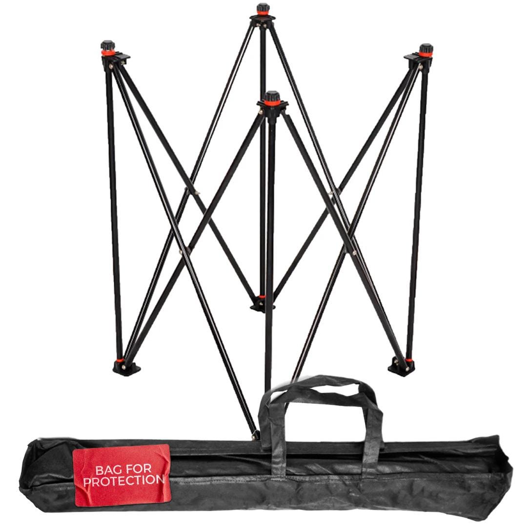 Carrom Table - Crokinole Table & Stand - Foldable Base for Games ...