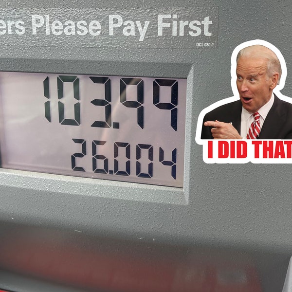 Joe Biden I Did That Sticker - Etsy