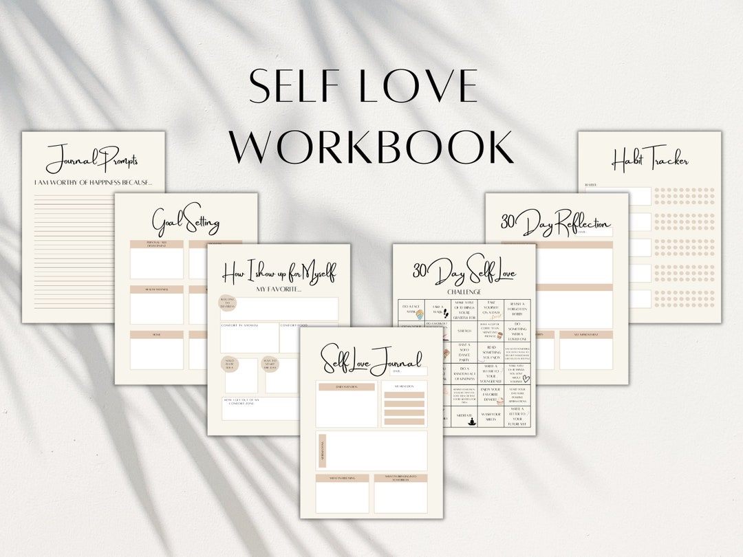 Self Love Workbook 35 Pages, Inner Healing Journey, Self Love Guide ...