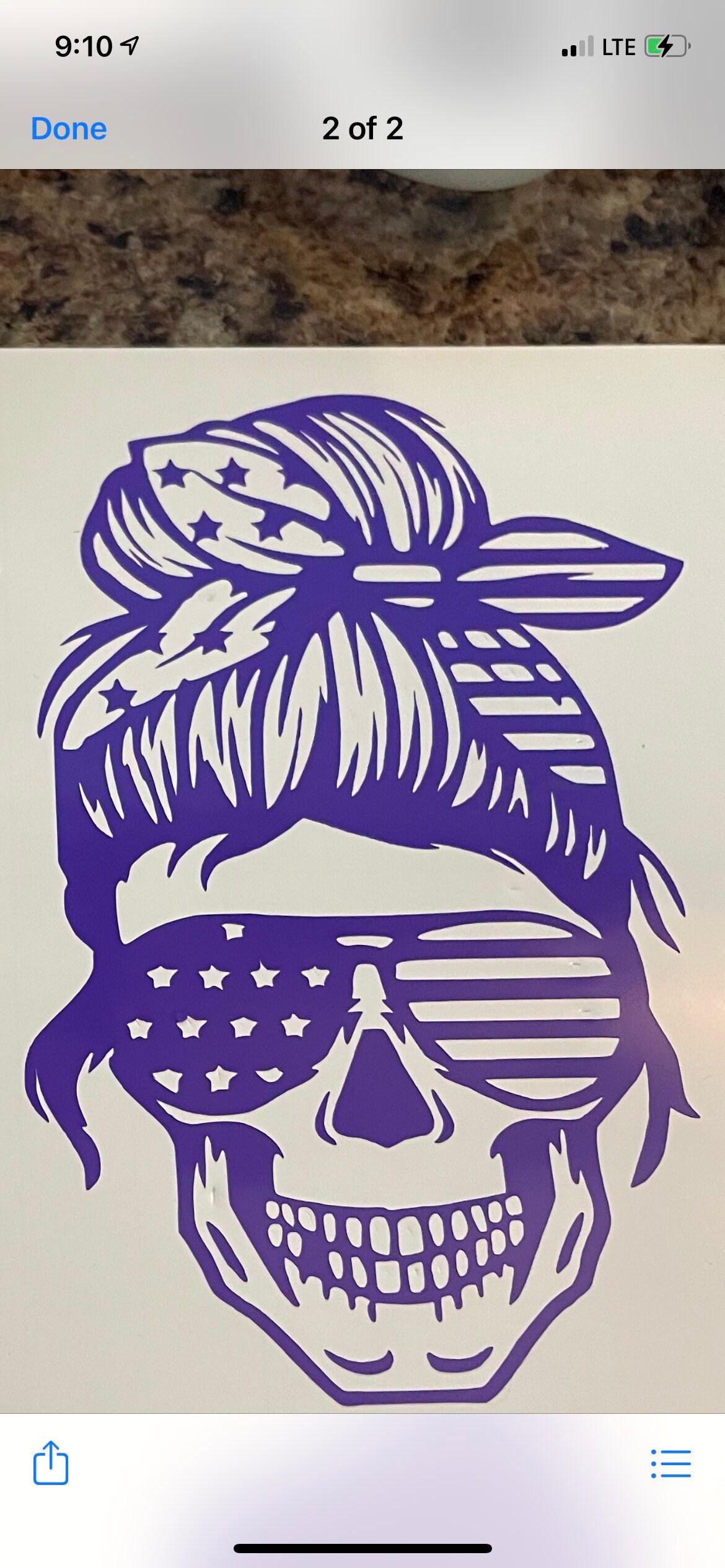Messy Bun Car Decal Etsy 