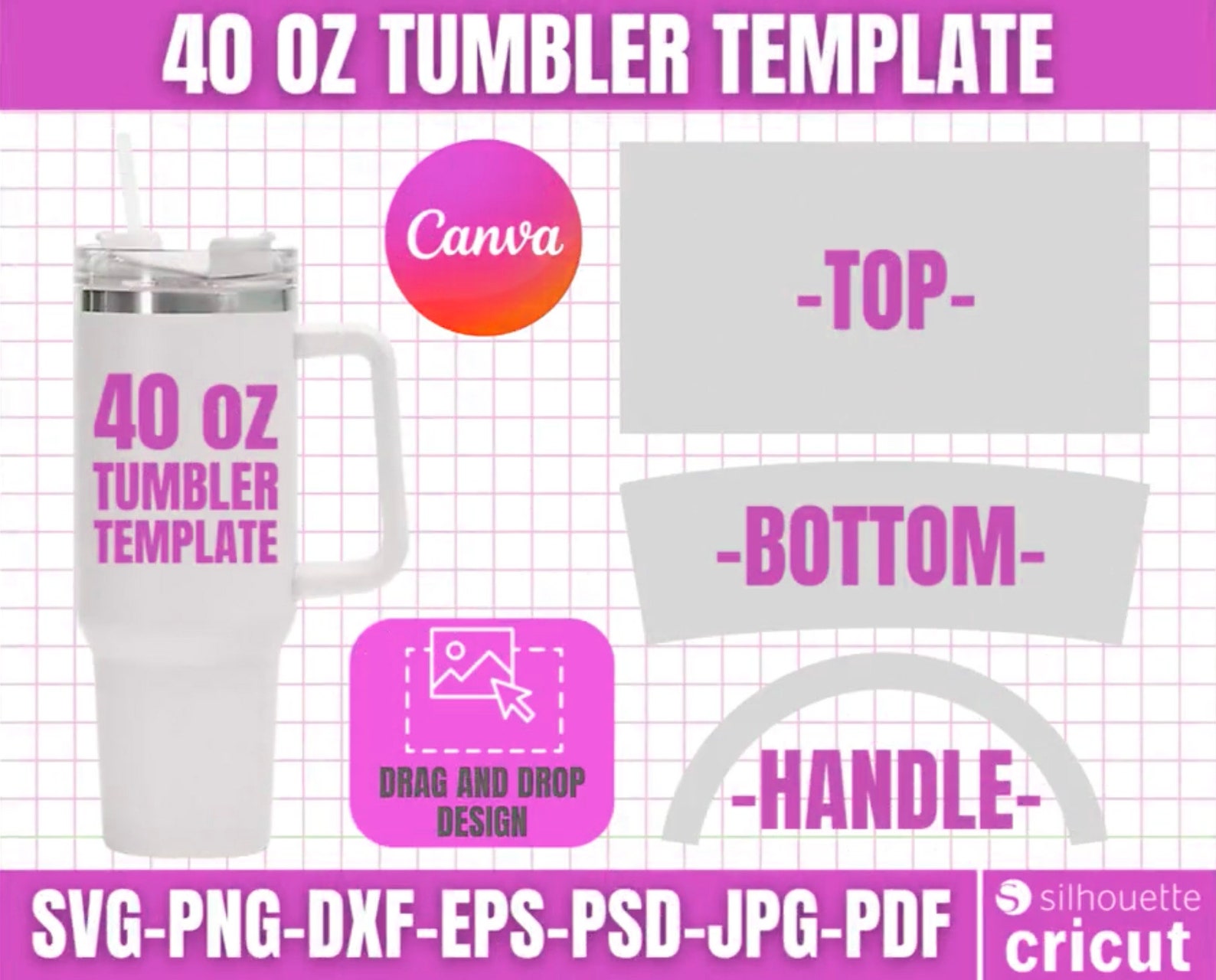 Mug & Tumbler Template Bundle - Etsy