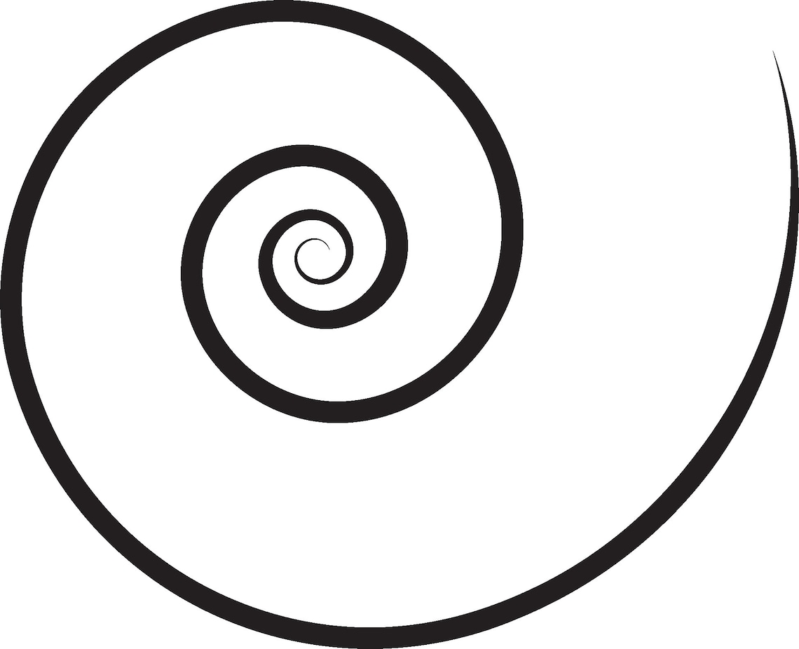 Spiral SVG Bundle, Spiral Cut Files, Spiral Outline SVG, Spiral Vector ...