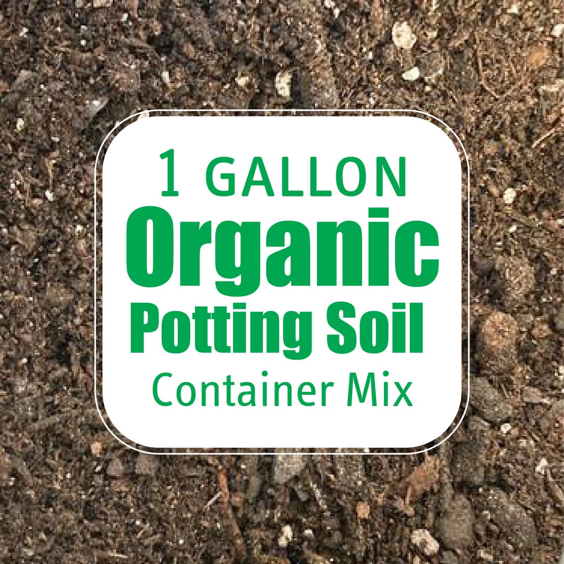 1 Gallon Organic Potting Soil Container Mix With Miracle Gro - Etsy