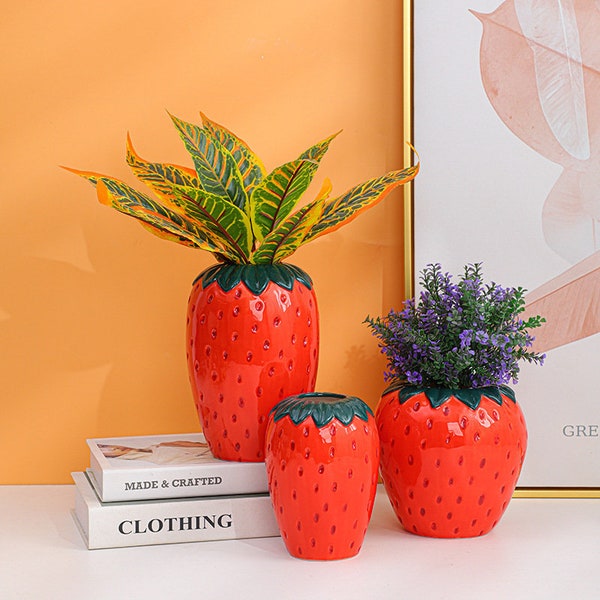 Ceramic Strawberry - Etsy
