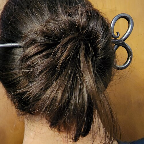 Hand Forged Hair Pin Etsy