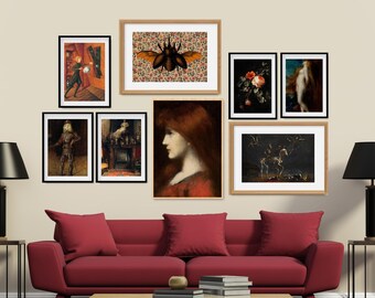 Orange Gothic Art - Etsy